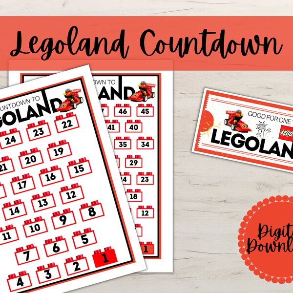 50 Day Countdown Printable - Etsy