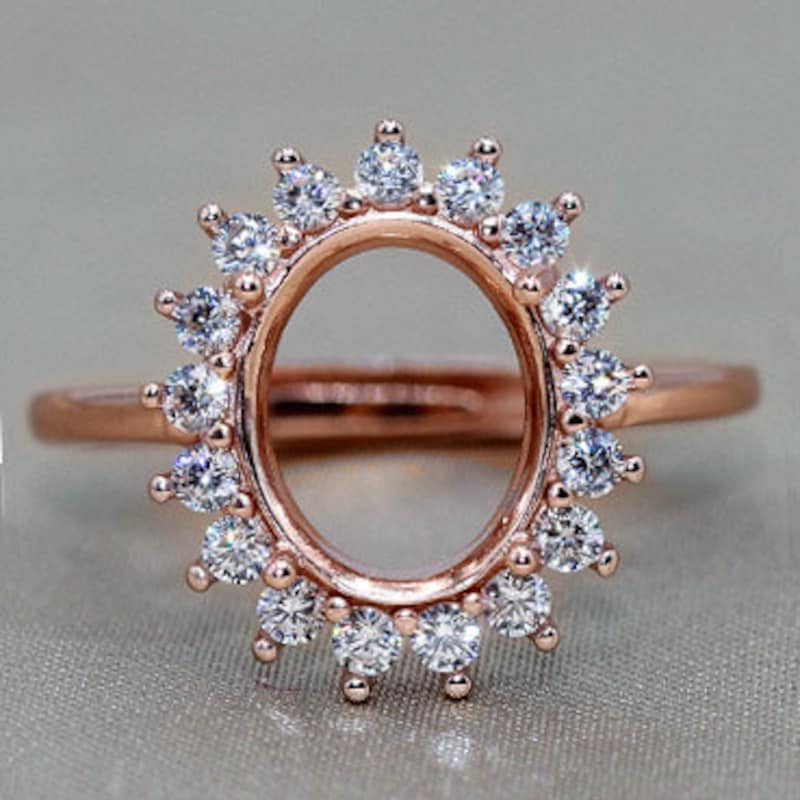 Silver Ring Settings - Etsy