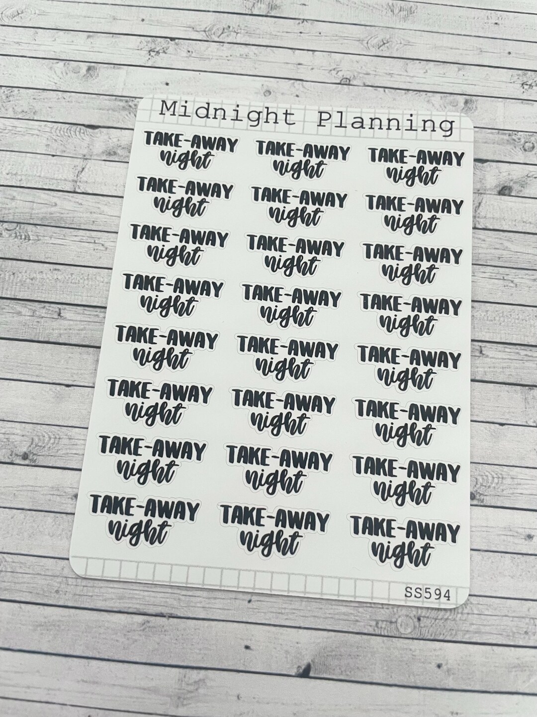 Take Away Script, Titles That Are Functional and Handmade Planner ...