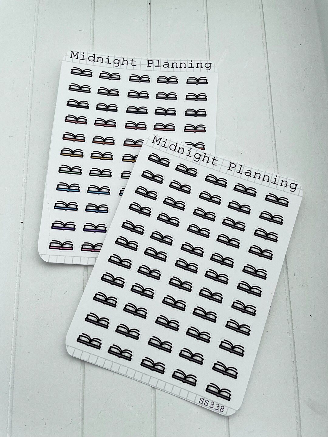Open Book Bullet Point, Functional and Handmade Planner Sticker Sheets ...