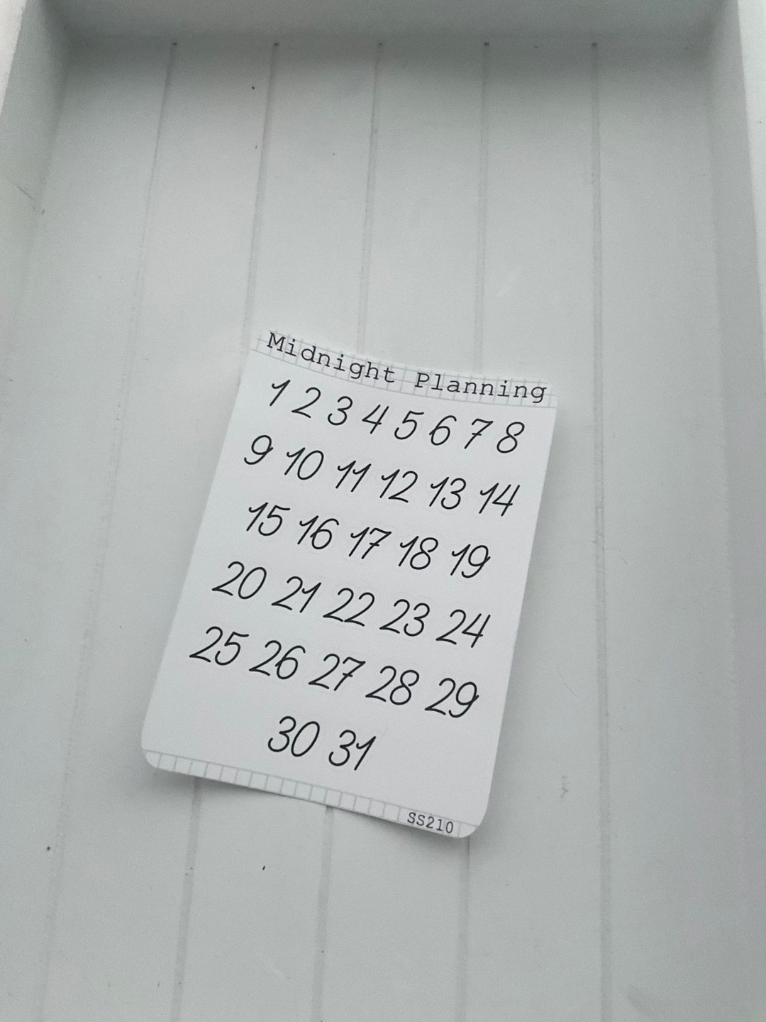 Numbers From One Too Thirty One in Font Eleven, Functional and Handmade ...