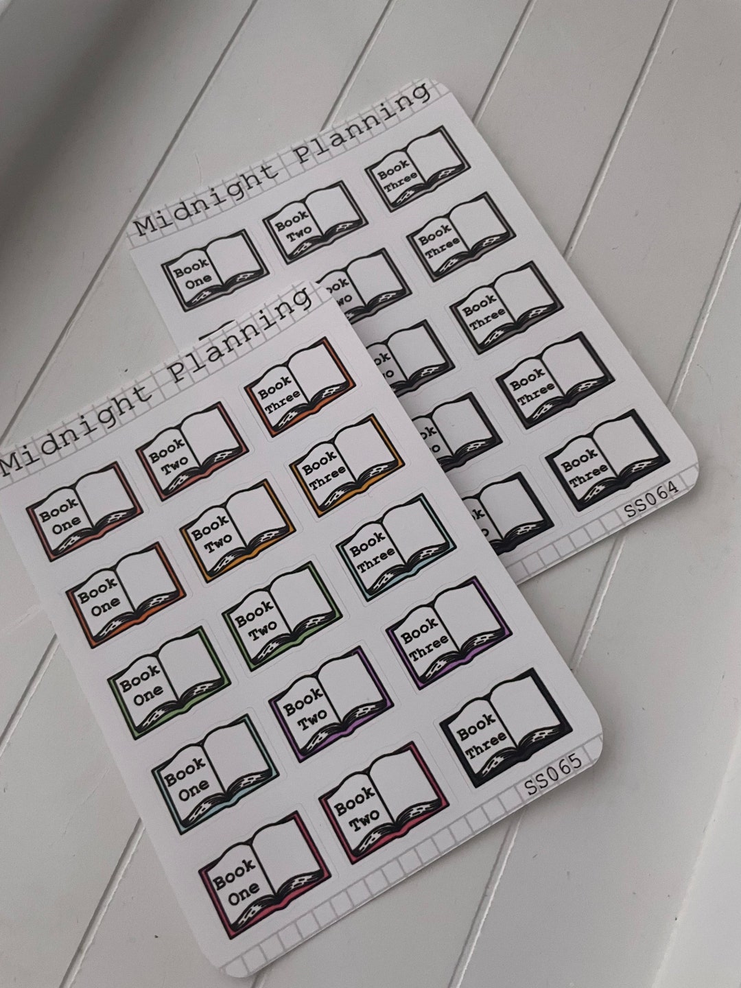 15 Small Open Book 'book One, Two and Three' Monthly Goalsreading ...