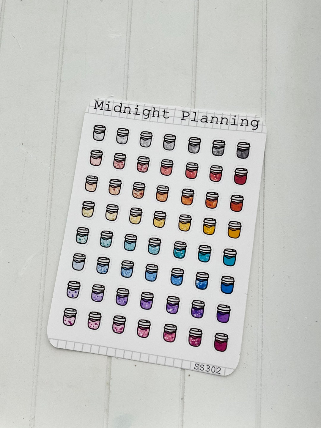 Small Bullet Point Cups and Jars, Functional and Handmade Planner ...