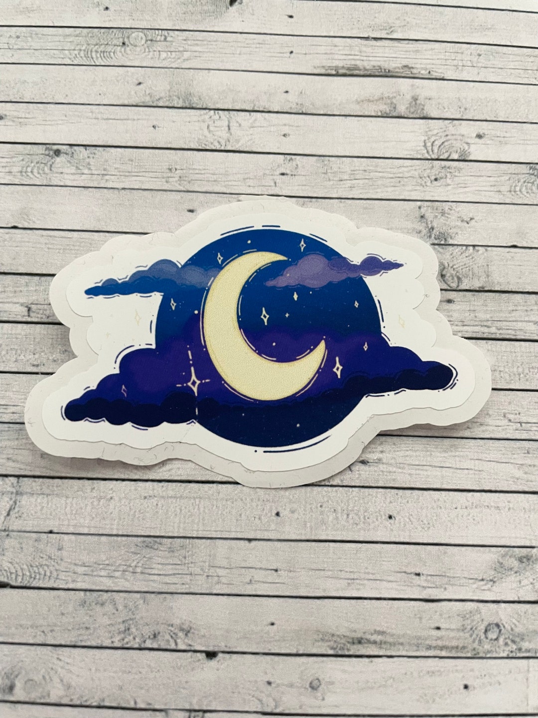 Night Sky, Handmade Die Cut Sticker - Etsy
