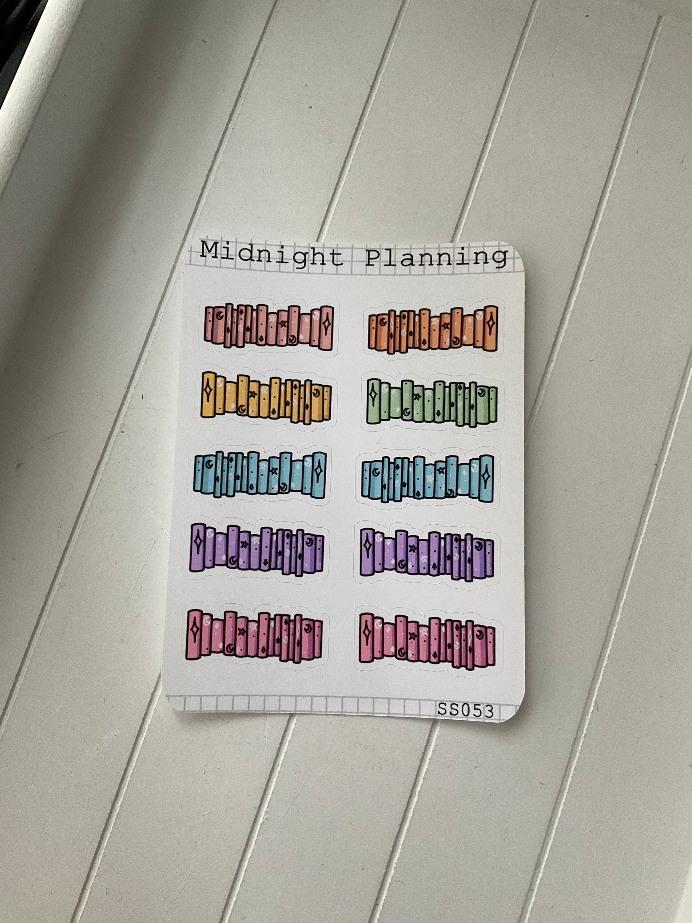 10 Bookish Stack Stickers Functional and Handmade Planner - Etsy