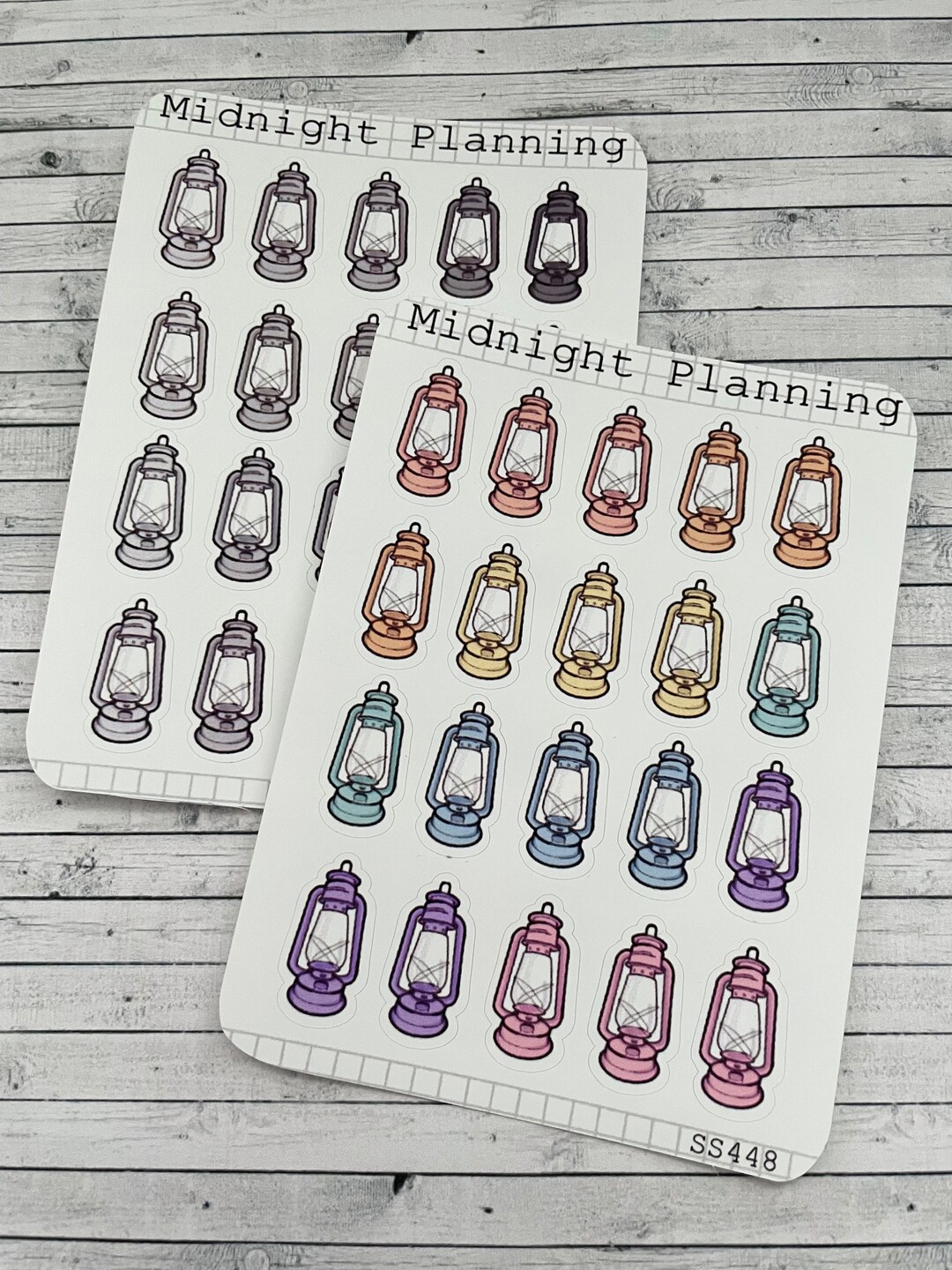 Lanterns, Functional and Handmade Planner Sticker Sheets - Etsy