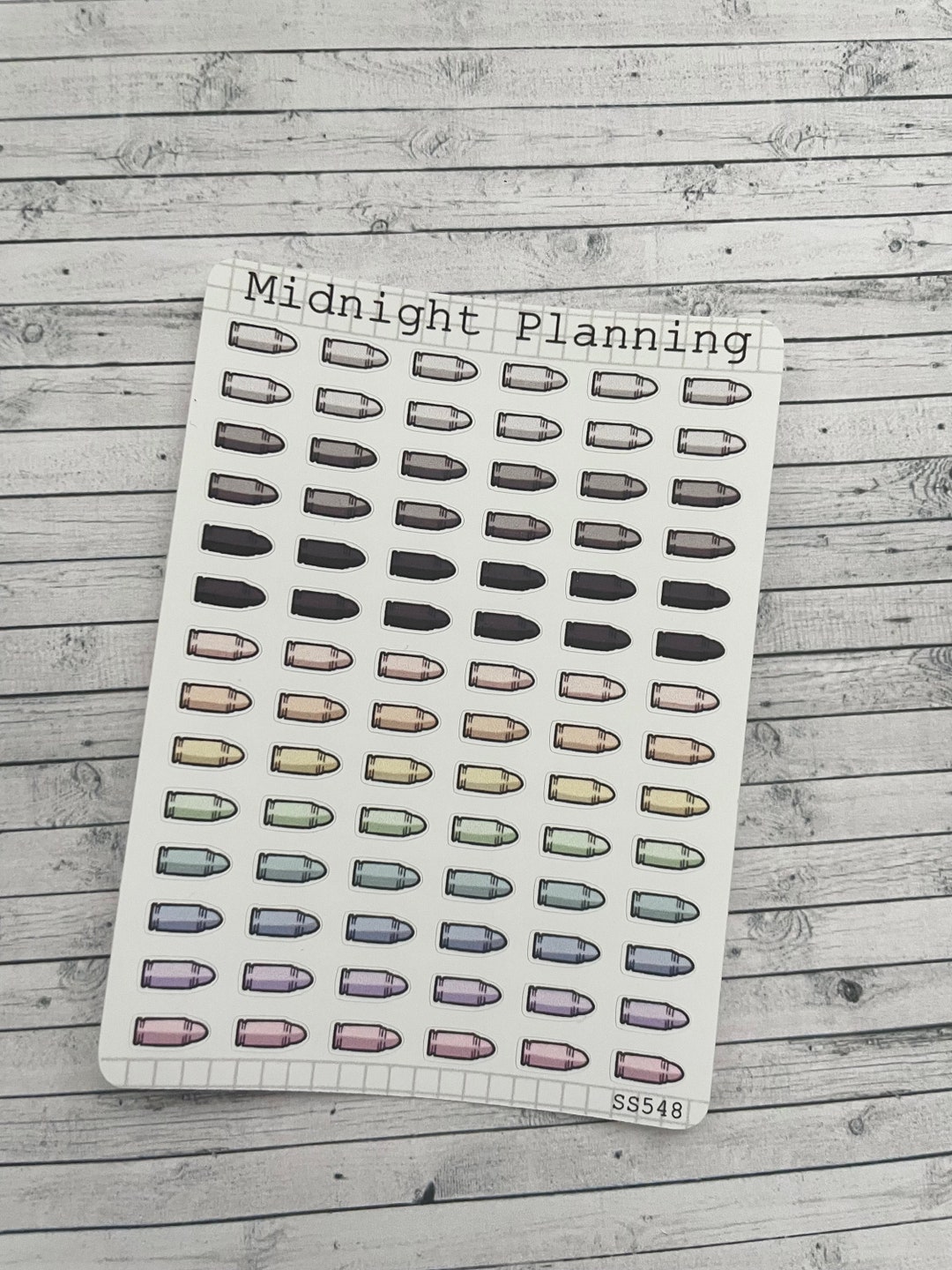 Bullet... Bullet Points , Functional and Handmade Planner Sticker ...