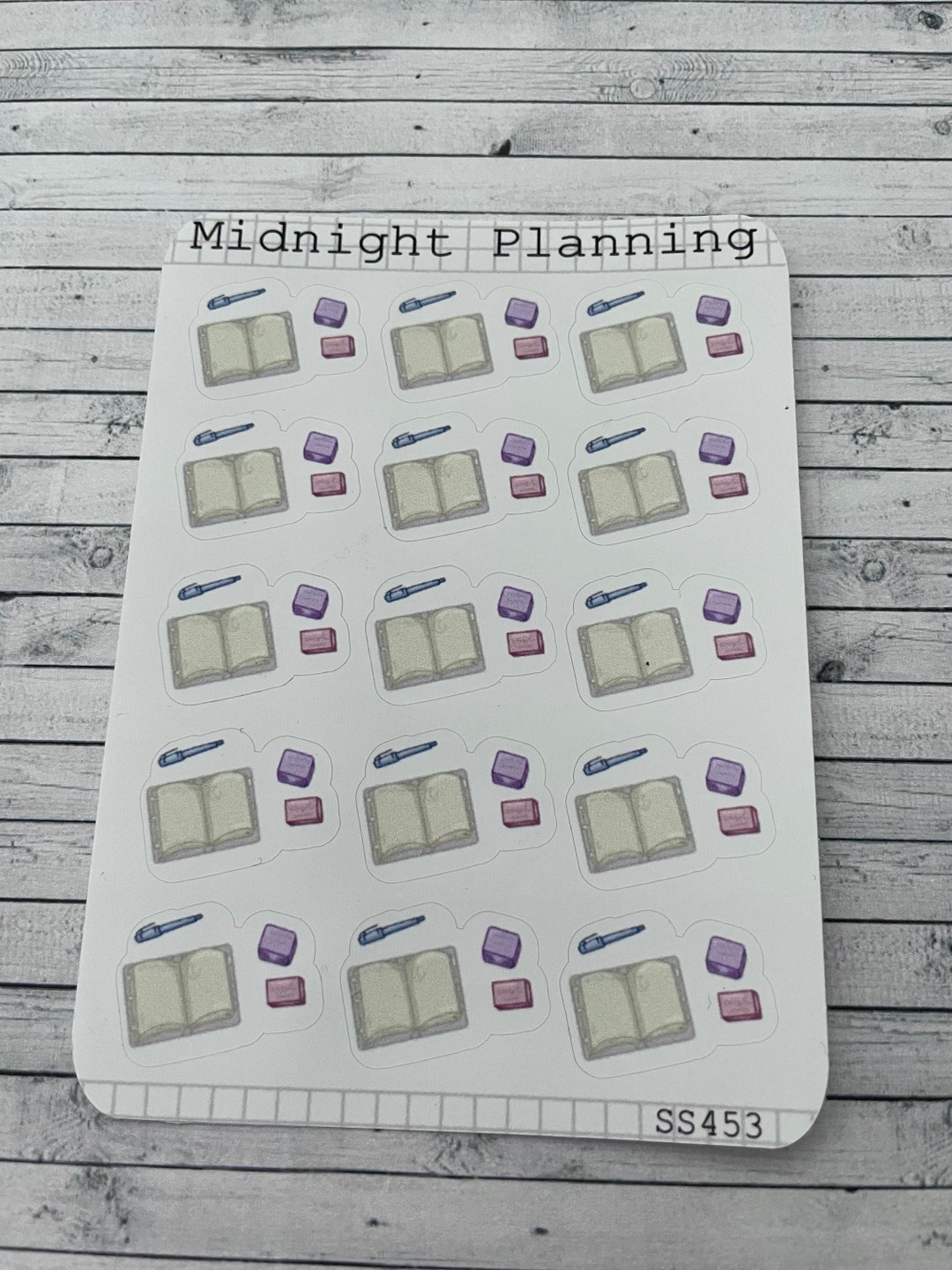 Planner With Post-it Notes, Work, Functional and Handmade Planner ...