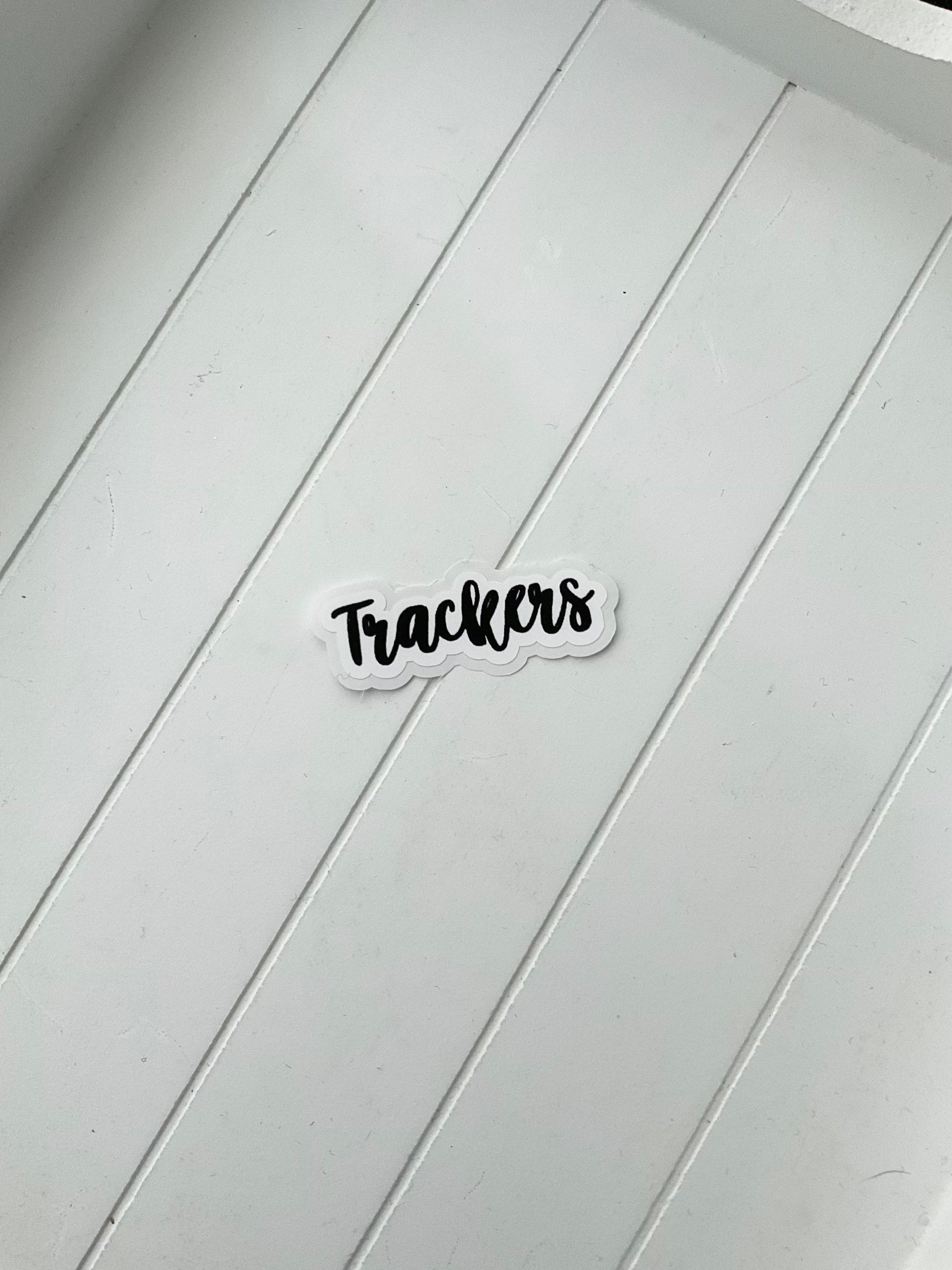 Tracker Planner Title in Font Six, Functional and Handmade Planner ...