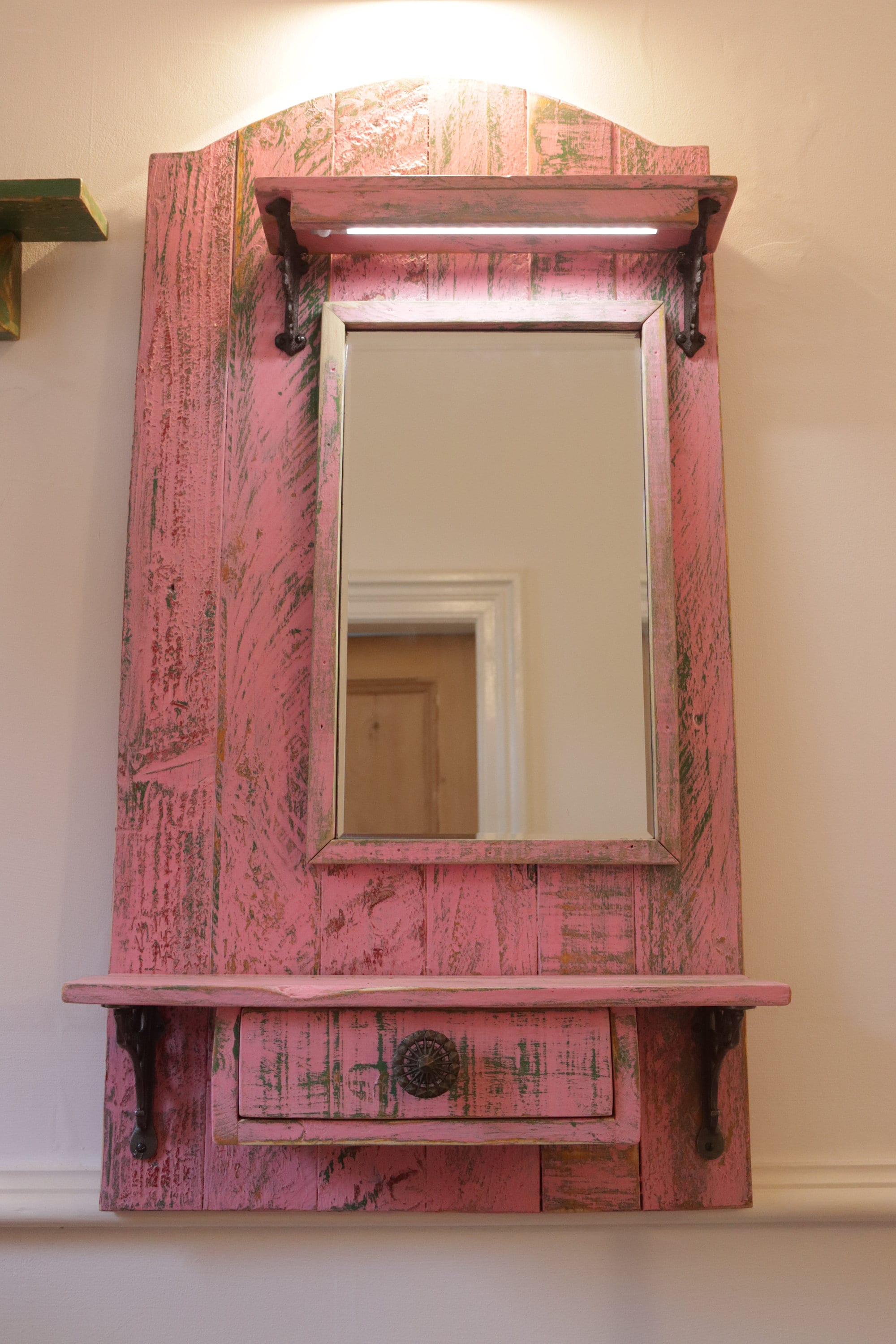 Mirror Shelving Unit for Hallway, Handmade, Custom Orders Taken ...