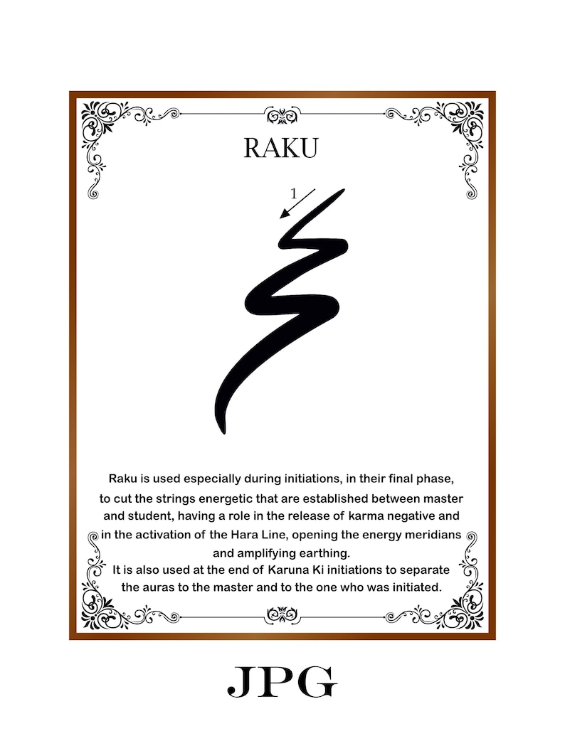 RAKU Shamballa Symbol Digital Symbol 8.5x11 Inch (A4) 6jpg & 3 Png - Etsy