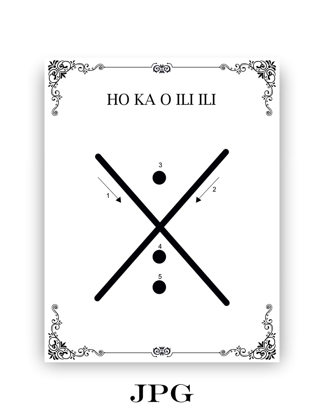 Shamballa Symbol Art: Ho Ka O Ili Ili Printable (digital Download) - Etsy