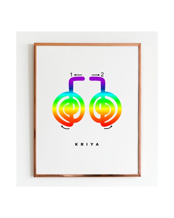 KRIYA Symbol REIKi symbol you will learn to draw them | Etsy