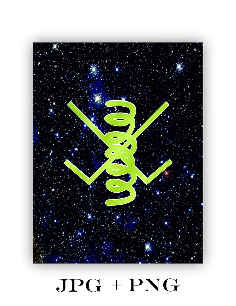 RAMA Symbol Reiki Symbol, You Will Learn to Draw Them, Printable Size 8 ...