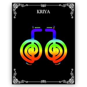 KRIYA Symbol Karuna You Will Learn to Draw Them Printable Size 8.5x11 ...