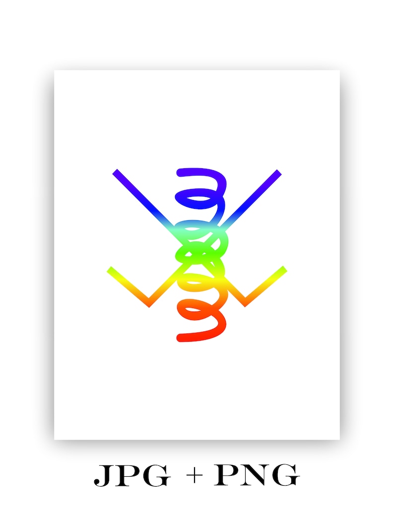 RAMA Symbol Reiki Symbol, You Will Learn to Draw Them, Printable Size 8 ...