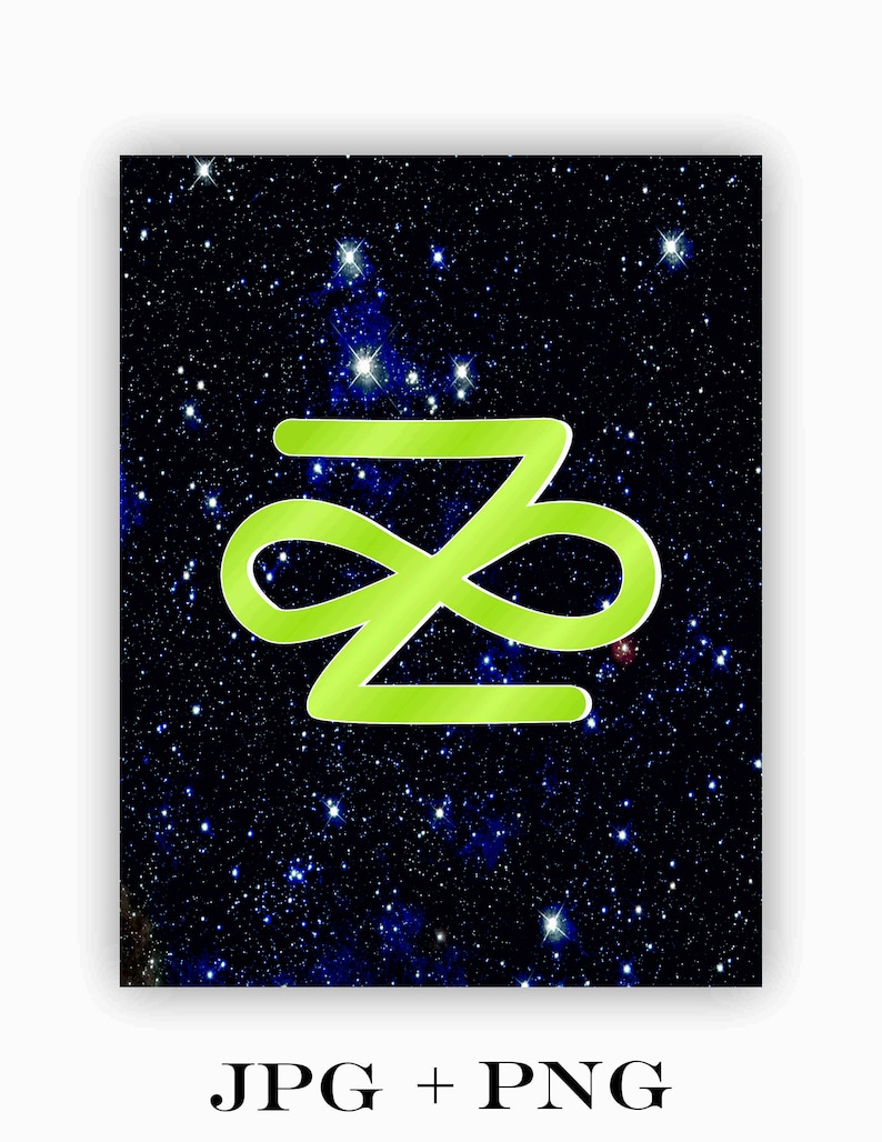 ZONAR Symbol, Reiki Symbol, You Will Learn to Draw Them Printable Size ...