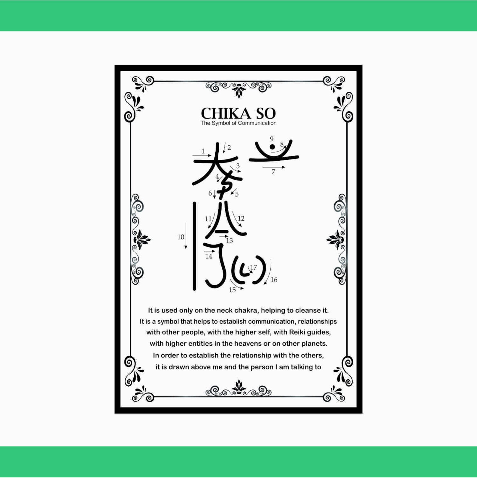 Pack of 6 Symbols. Cho Ku Rei, Sei He Ki, Hon Sha Ze Sho Nen, Dai Ko ...