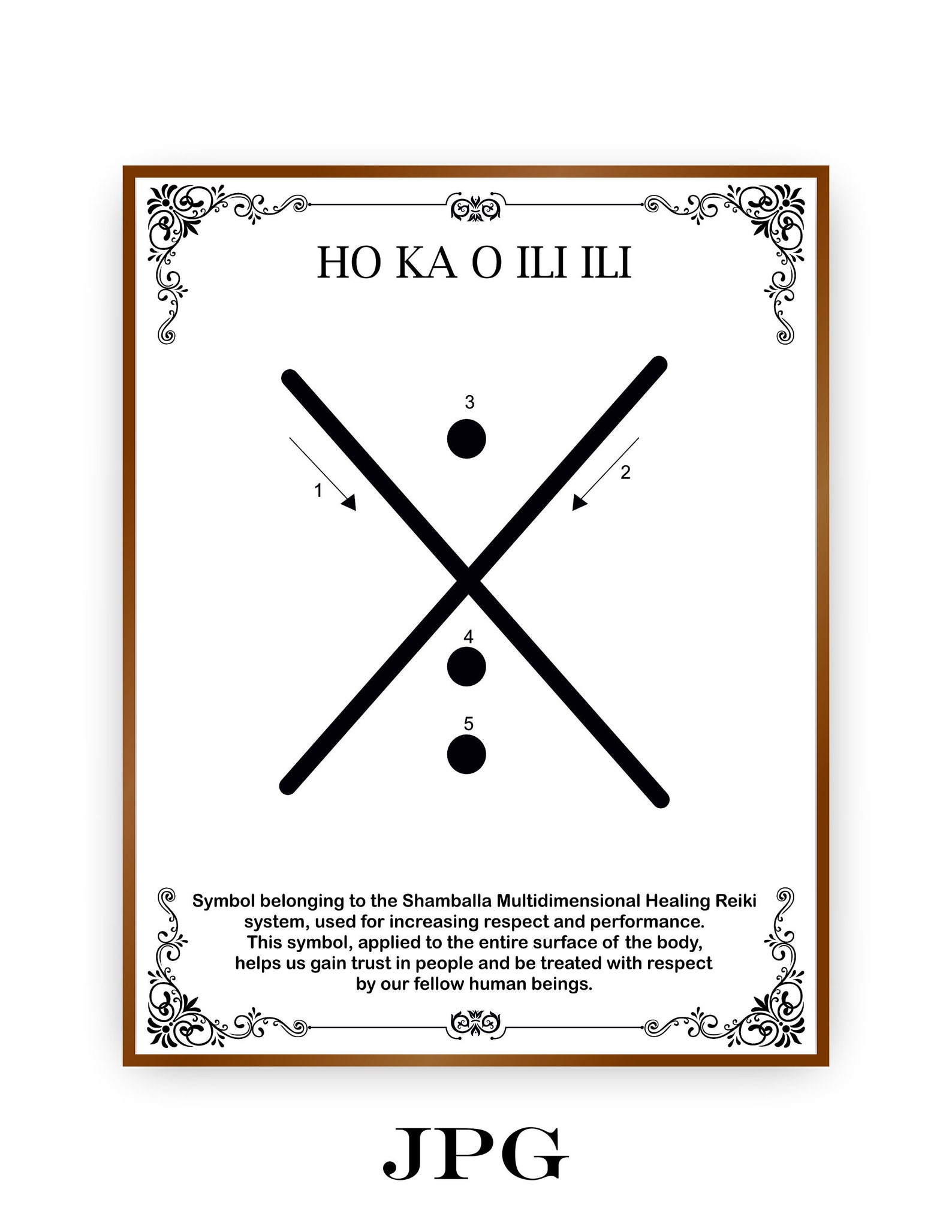 Shamballa Symbol Art: Ho Ka O Ili Ili Printable (digital Download) - Etsy