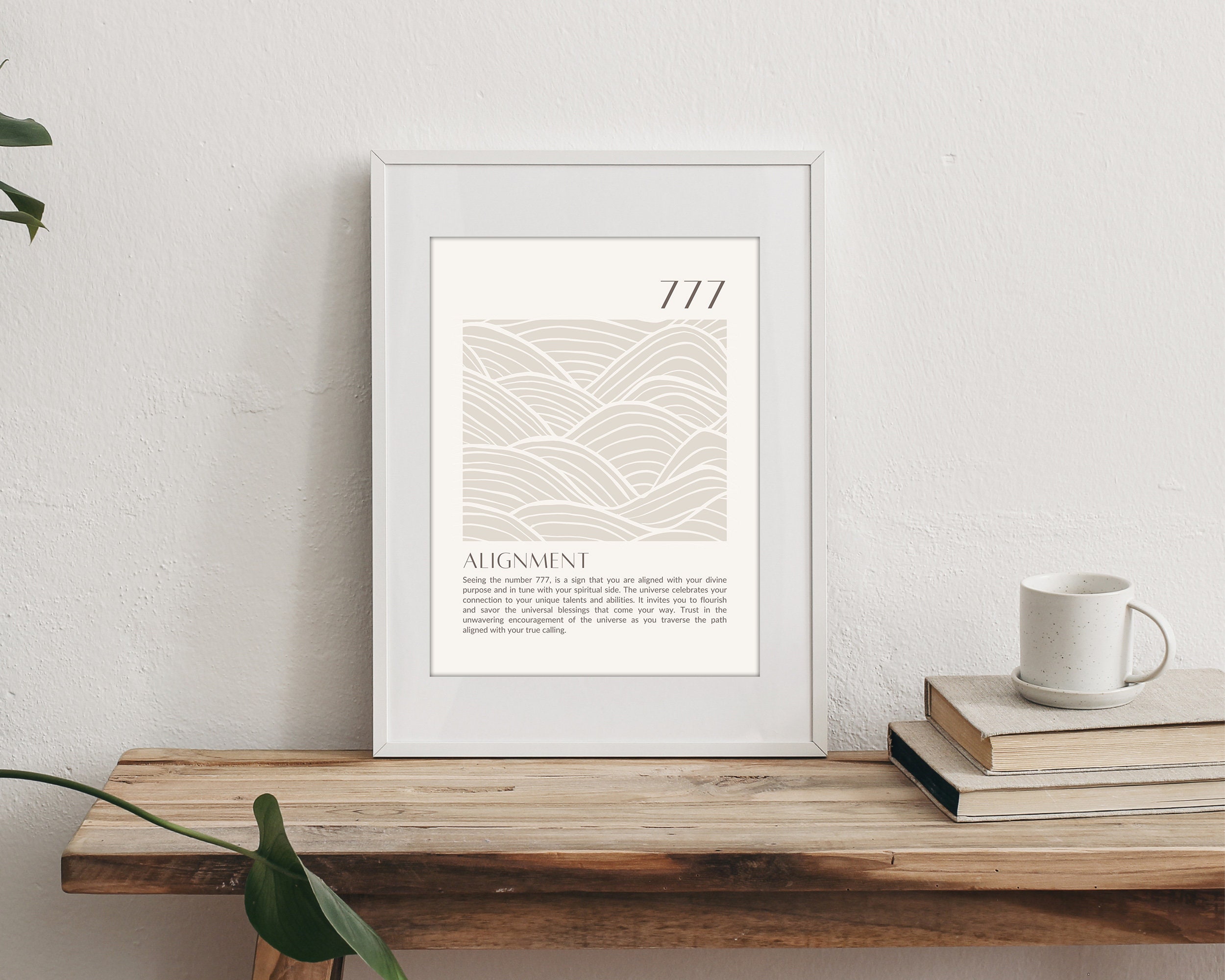 Angel Number 777 (alignment) Printable Art - Spiritual Home Decor ...