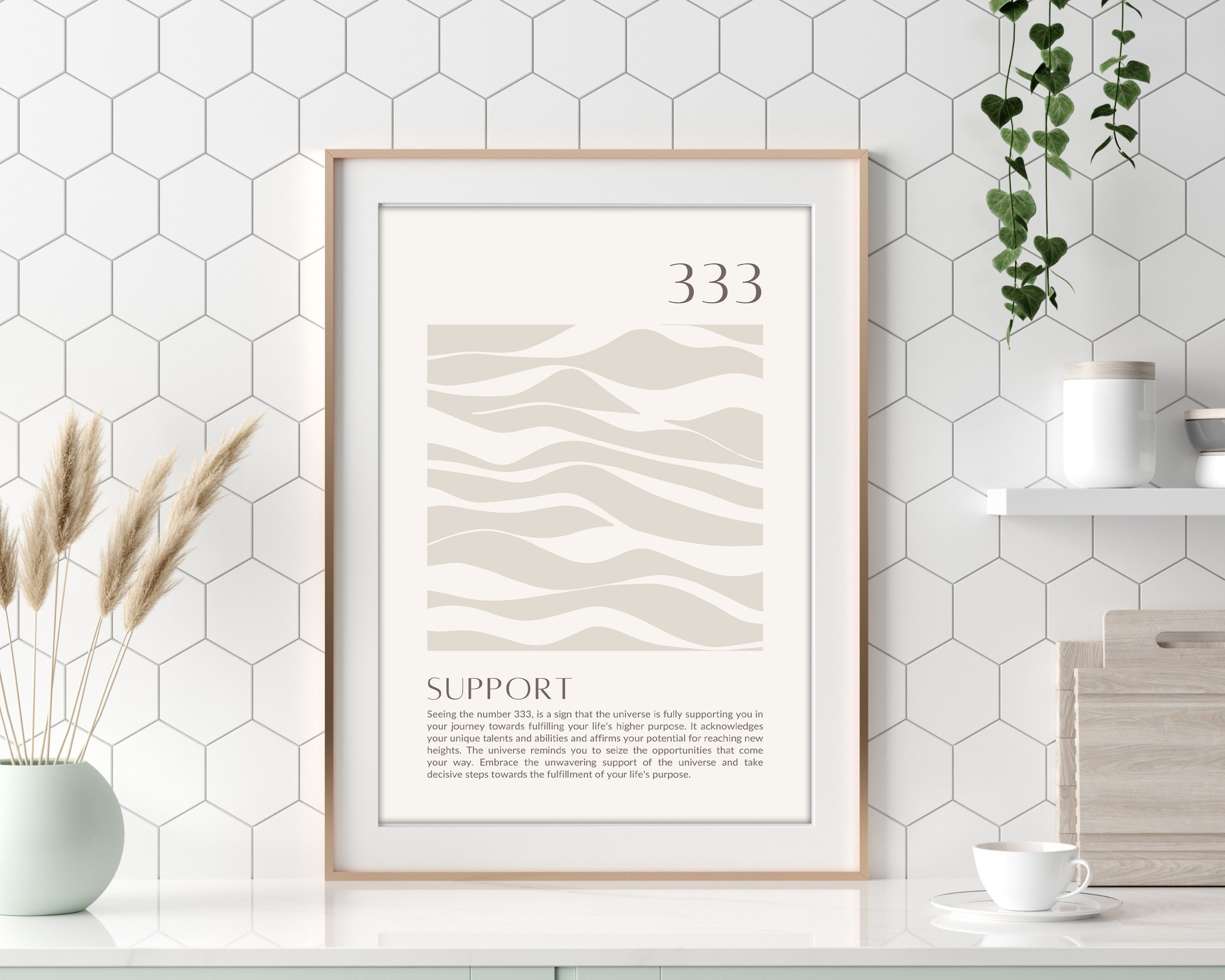 333 support Angel Number Poster Numerology Wall Art - Etsy