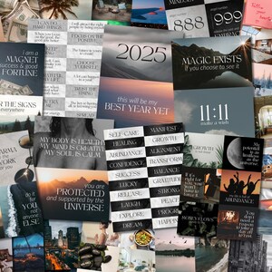 2025 Vision Board Kit | 50+ Printable Pages (PDF) | 300+ Images ...