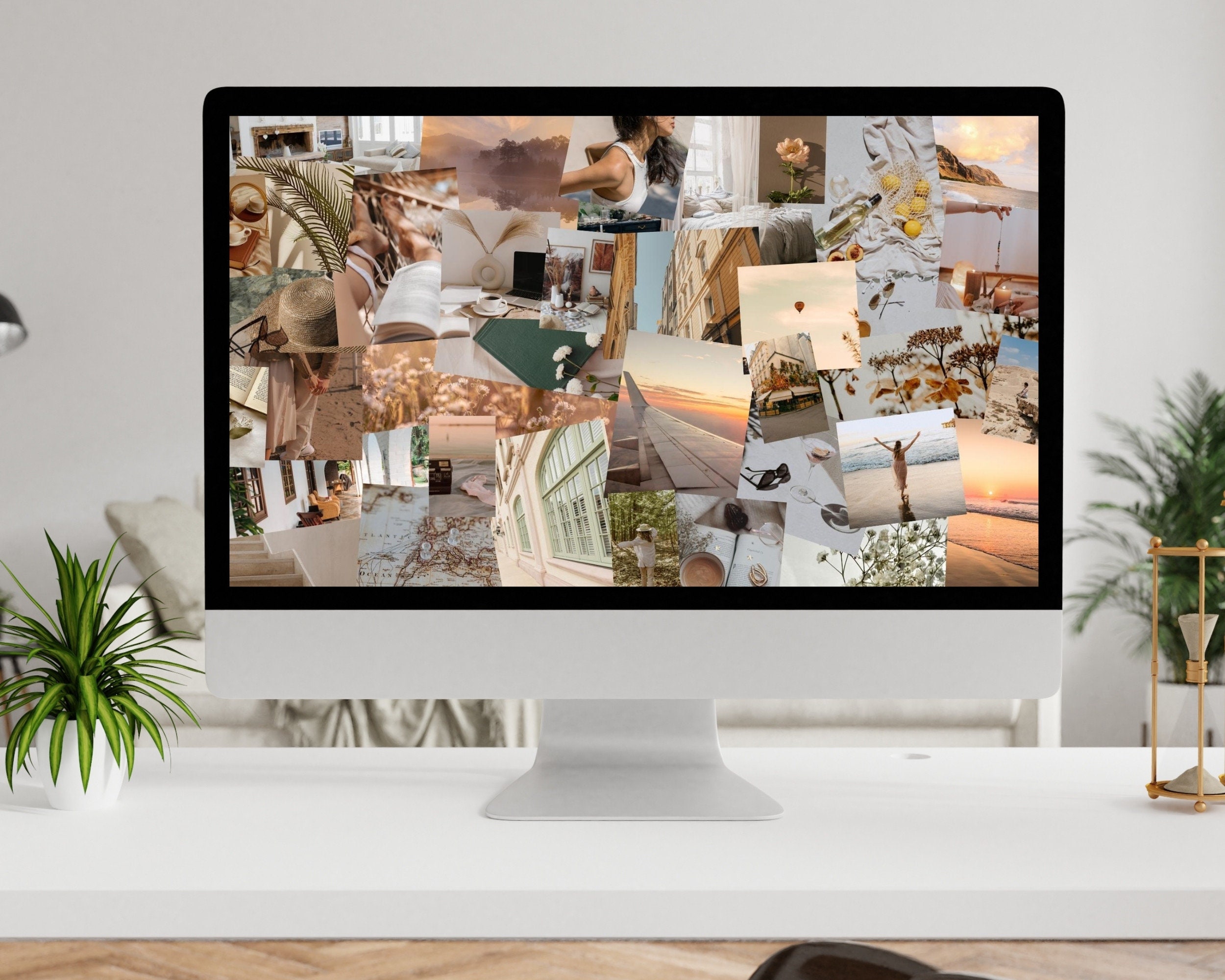 Desktop/laptop Wallpapers | Vision Board Collection | 4 Pack | Instant ...