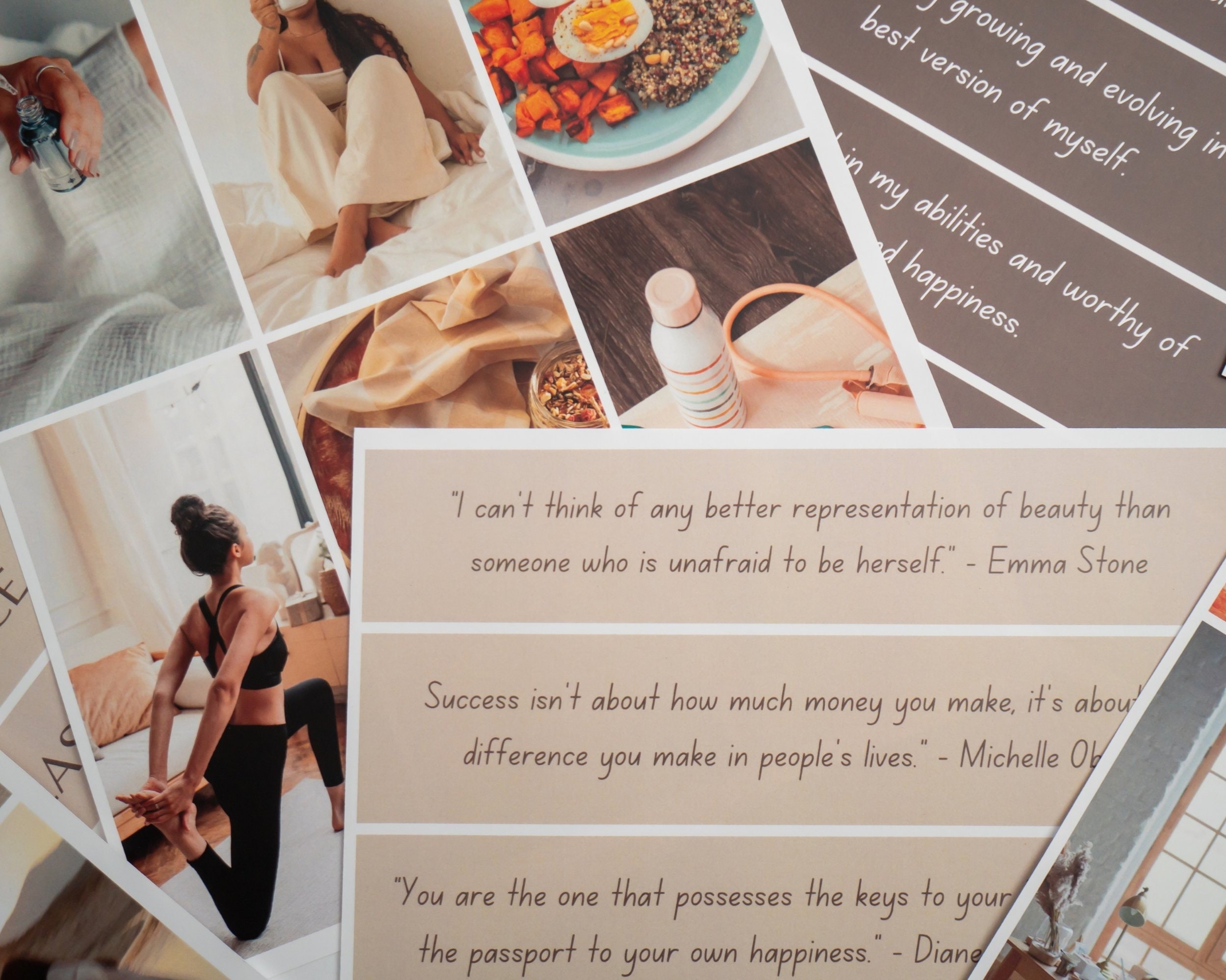 Vision Board Kit large Mindful Era 60 Page Printable Package 400 Images ...