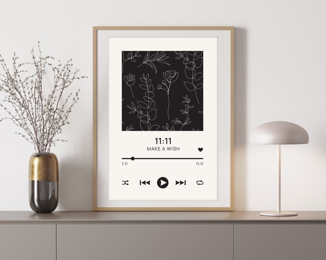 11:11 Make a Wish Printable Wall Art | Angel Number Home Decor | 1111 ...