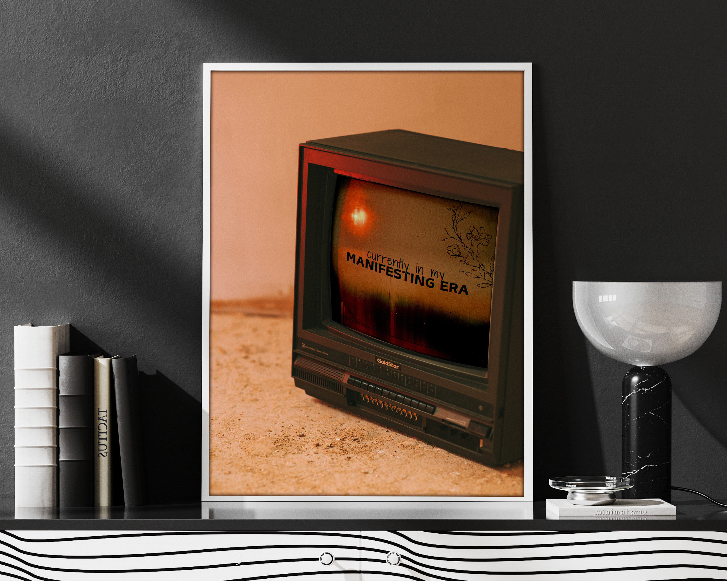 Manifesting Era Wall Art Retro TV Poster Instant Digital Download Gifts ...