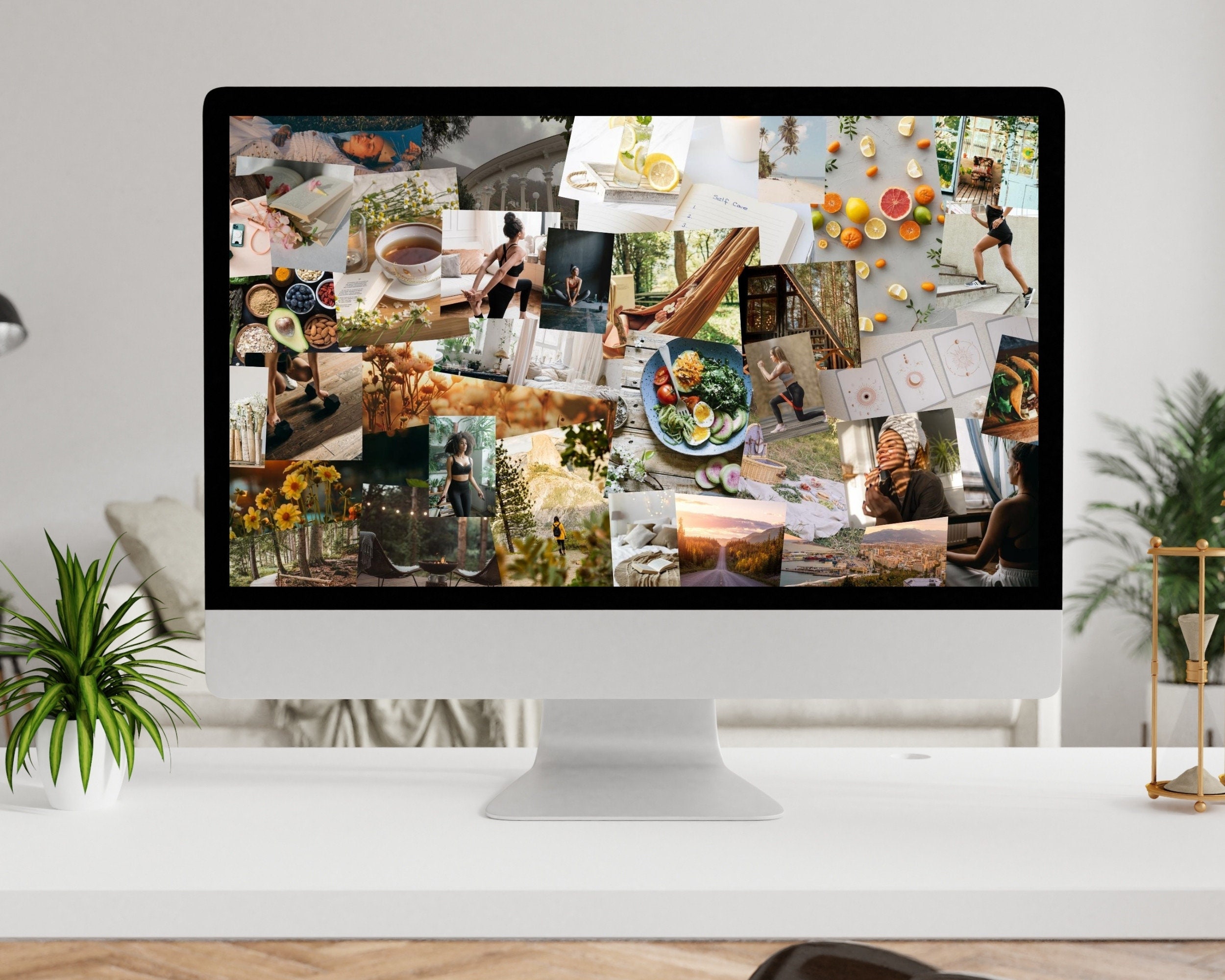 Desktop/laptop Wallpapers | Vision Board Collection | 4 Pack | Instant ...