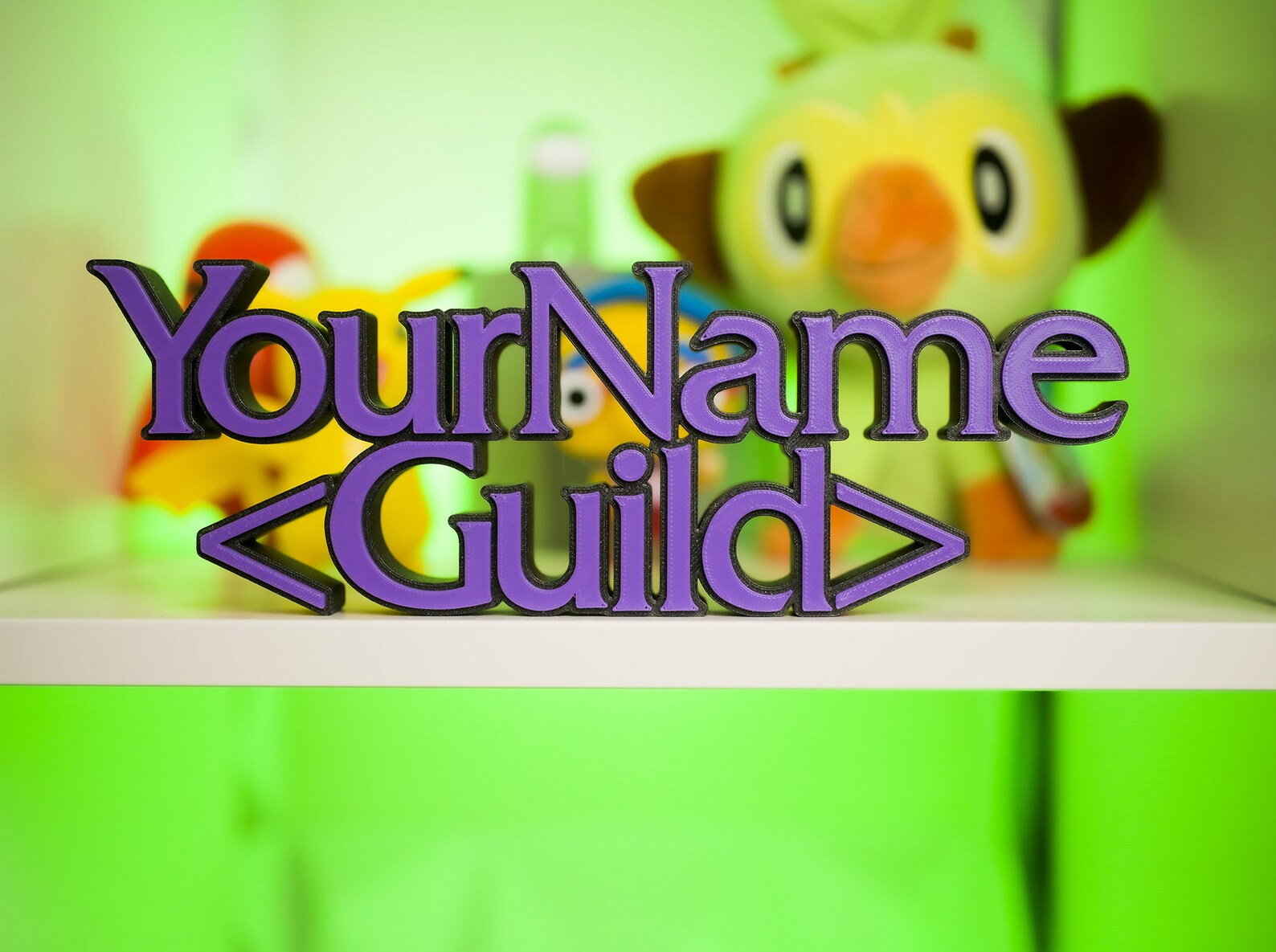 Personalized Custom World of Warcraft Wow Nameplate / 3D Printed Name ...