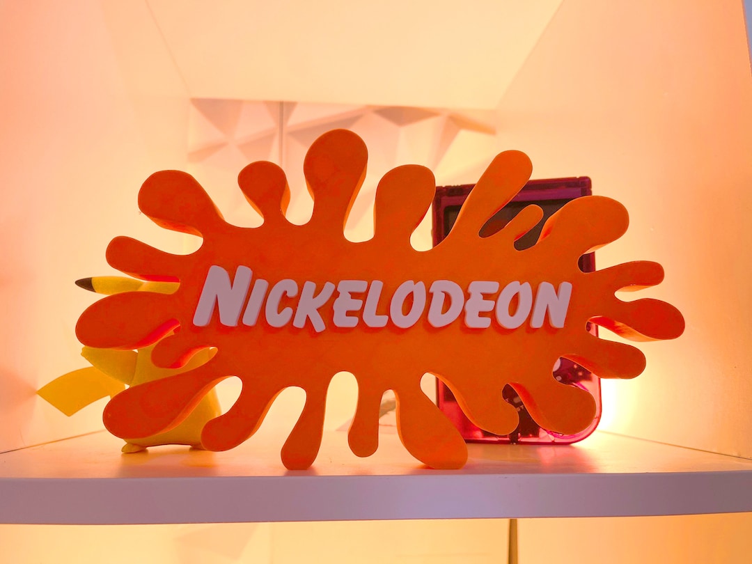 Nickelodeon Sign Shelf Splat Decoración Impresión 3D Ideal para ...