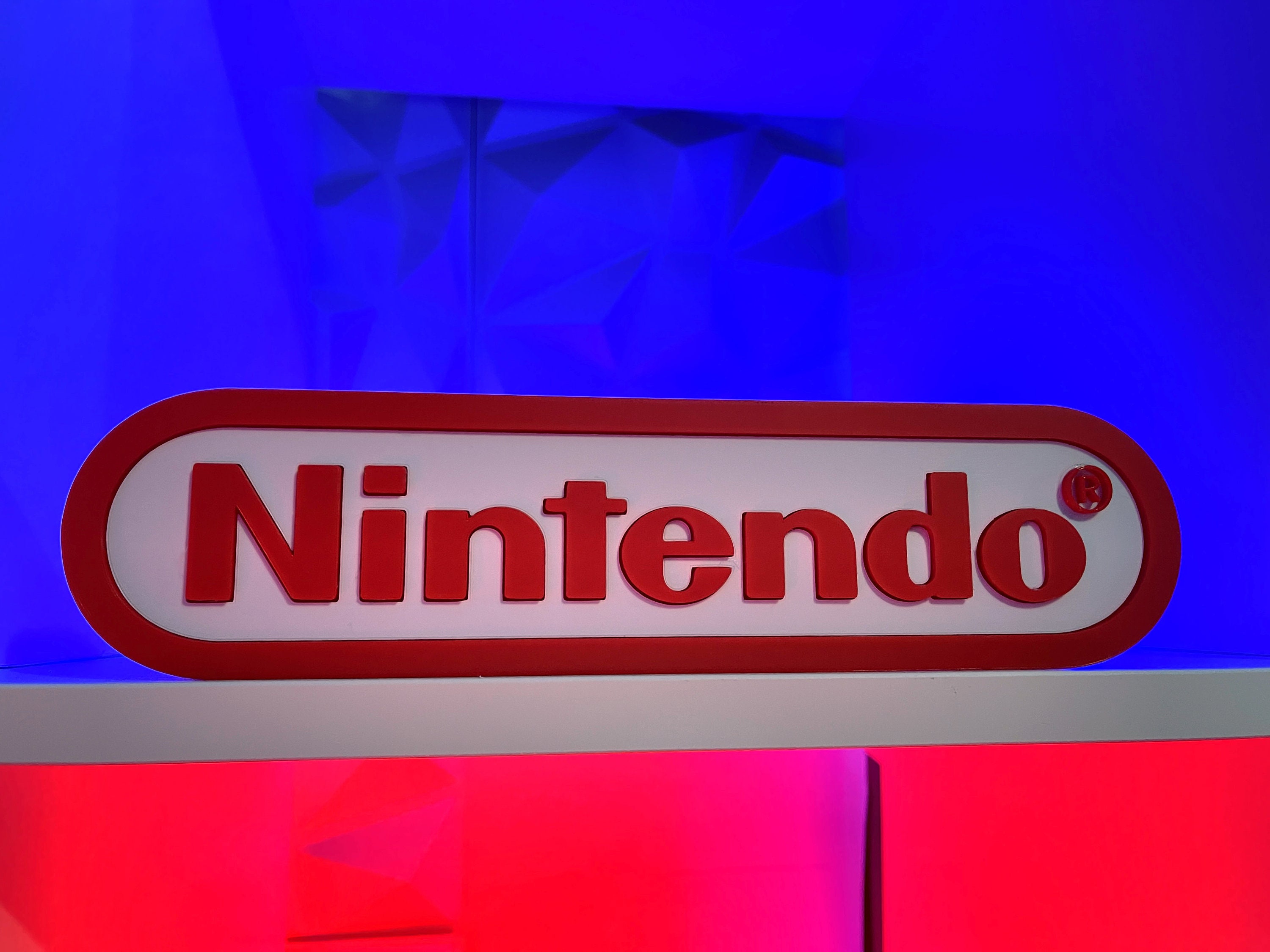 Nintendo Logo Desk Sign Ornament 3D Print Great gift for | Etsy