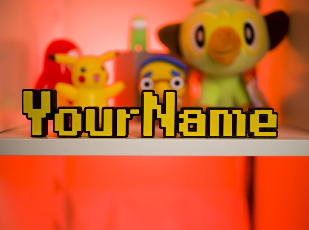 Personalized Custom Runescape OSRS Nameplate / 3D Printed Name Plate ...