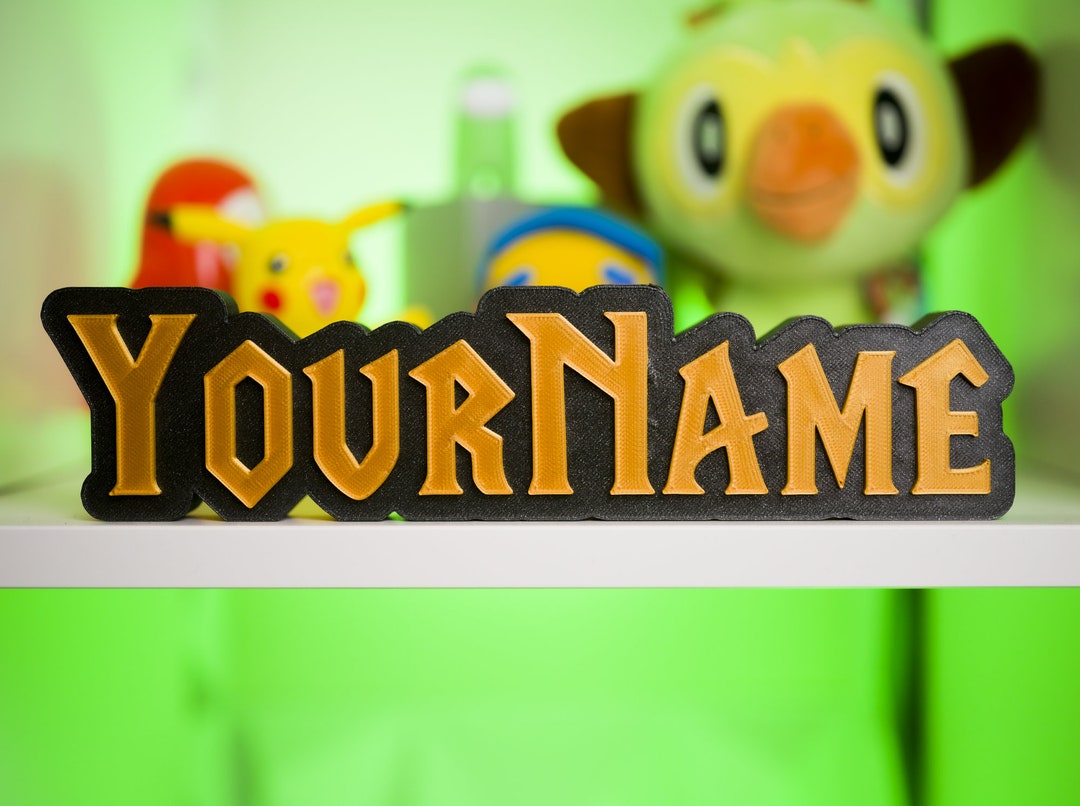 Personalized Custom World of Warcraft Wow Nameplate / 3D Printed Name ...