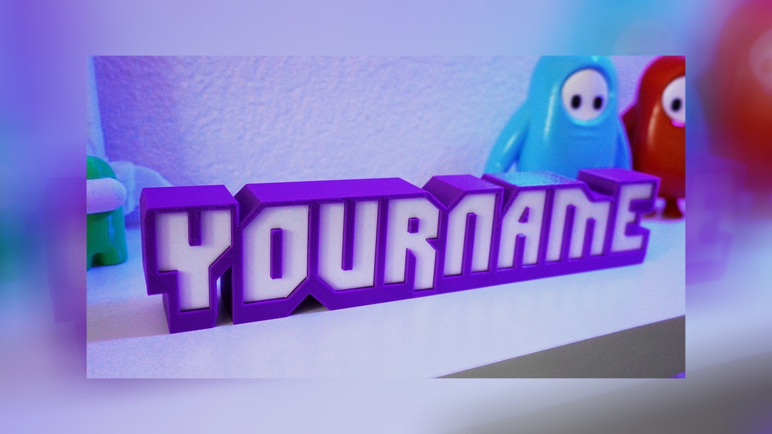 Personalized Custom Twitch Nameplate / Name Plate, the Original Great ...