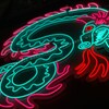 The Dragon LED Neon Sign, Dragon Wall Sign, Chinese Decor, Fastfood ...