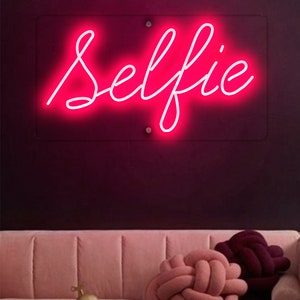 Selfie LED Neon Sign / Beauty Decor - Etsy