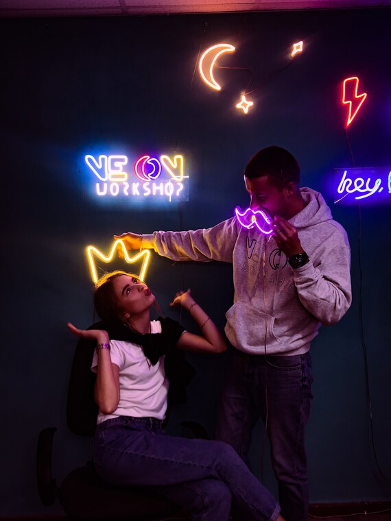 Little Crown LED Neon Sign Gift for Little Princess Kids - Etsy