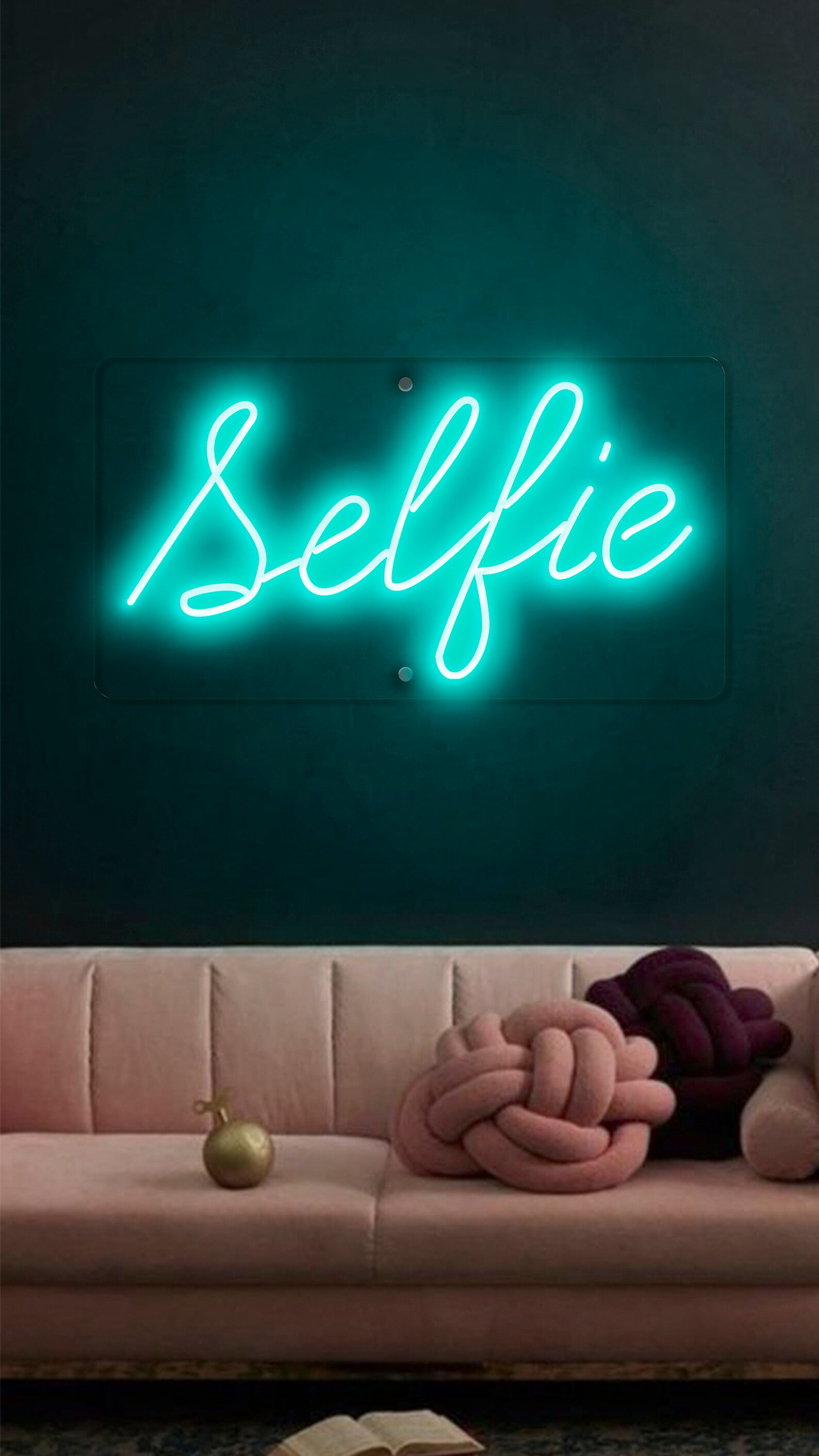 Selfie LED Neon Sign / Beauty decor | Etsy
