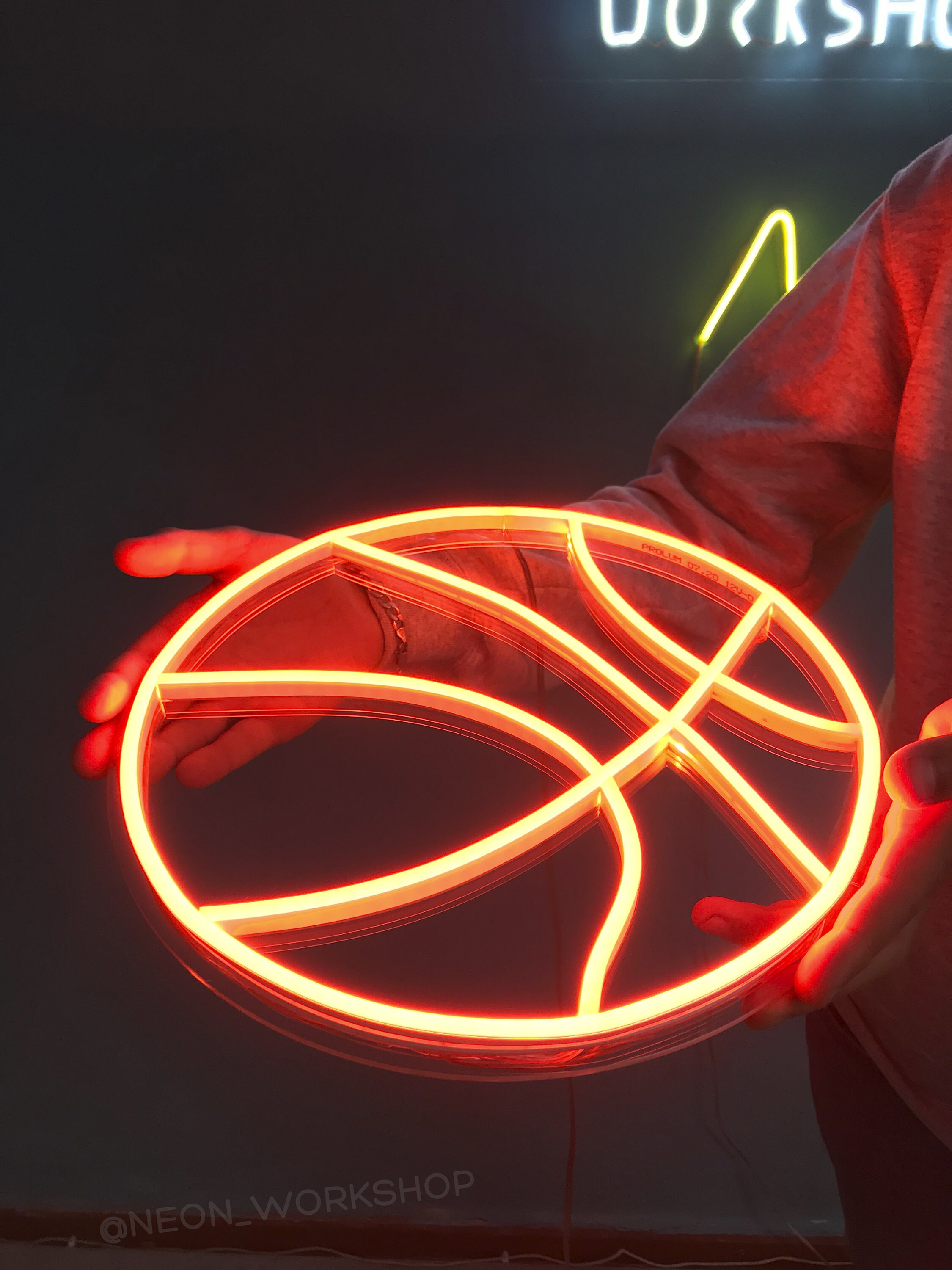 Basketball Neon Sign LED Neon Sign Custom Neon Sign - Etsy