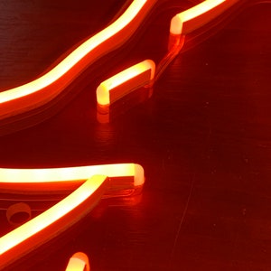 Fox LED Neon Sign, Neon Animal Sign, Custom Neon Sign, Neon Bedroom ...