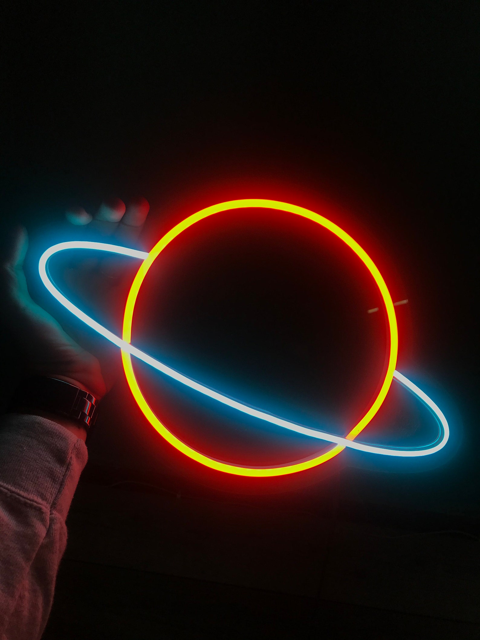 PLANET Flex Neon Sign LED Planet Saturn Neon-type Sign - Etsy