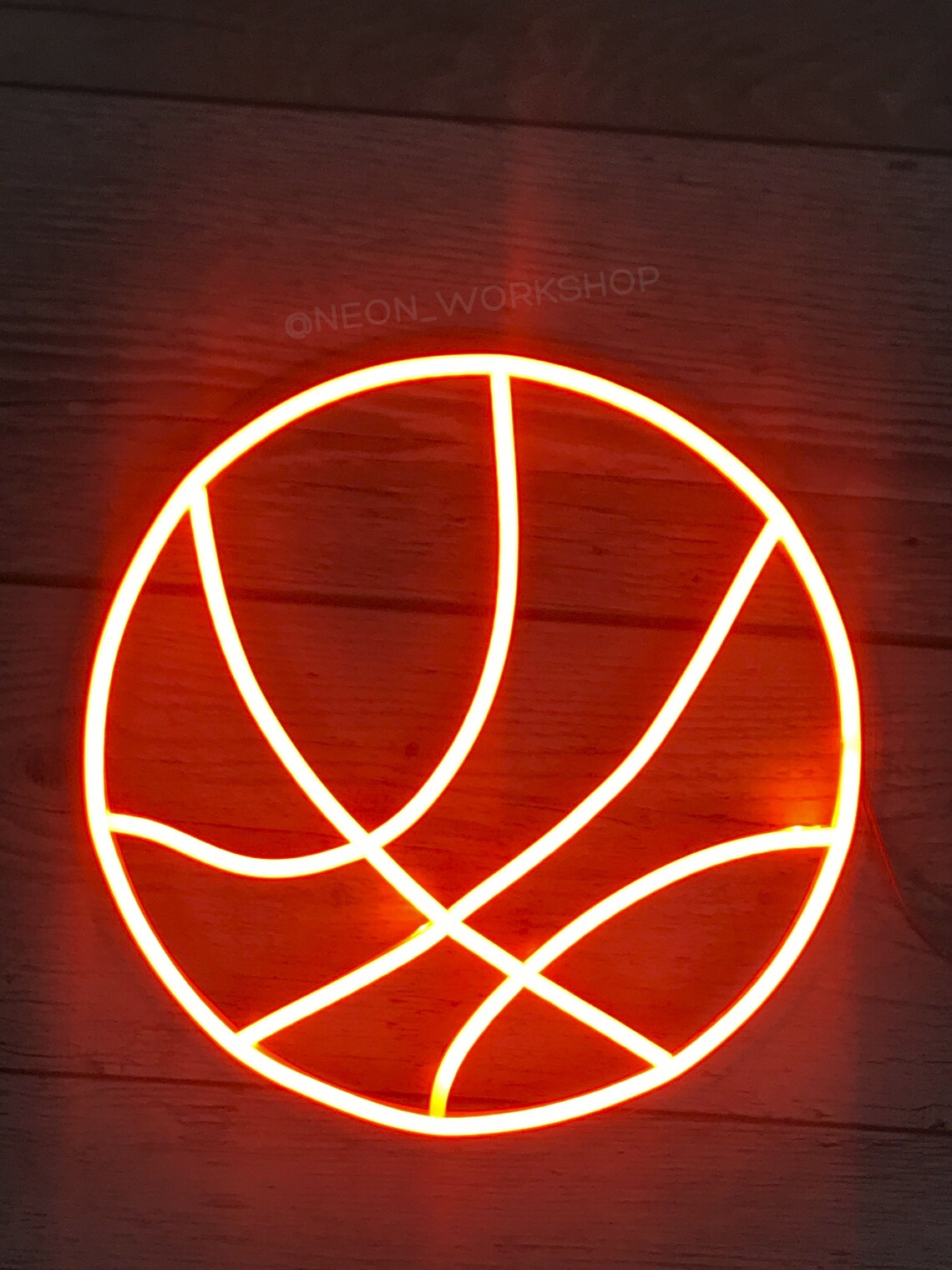 Basketball Neon Sign LED Neon Sign Custom Neon Sign - Etsy