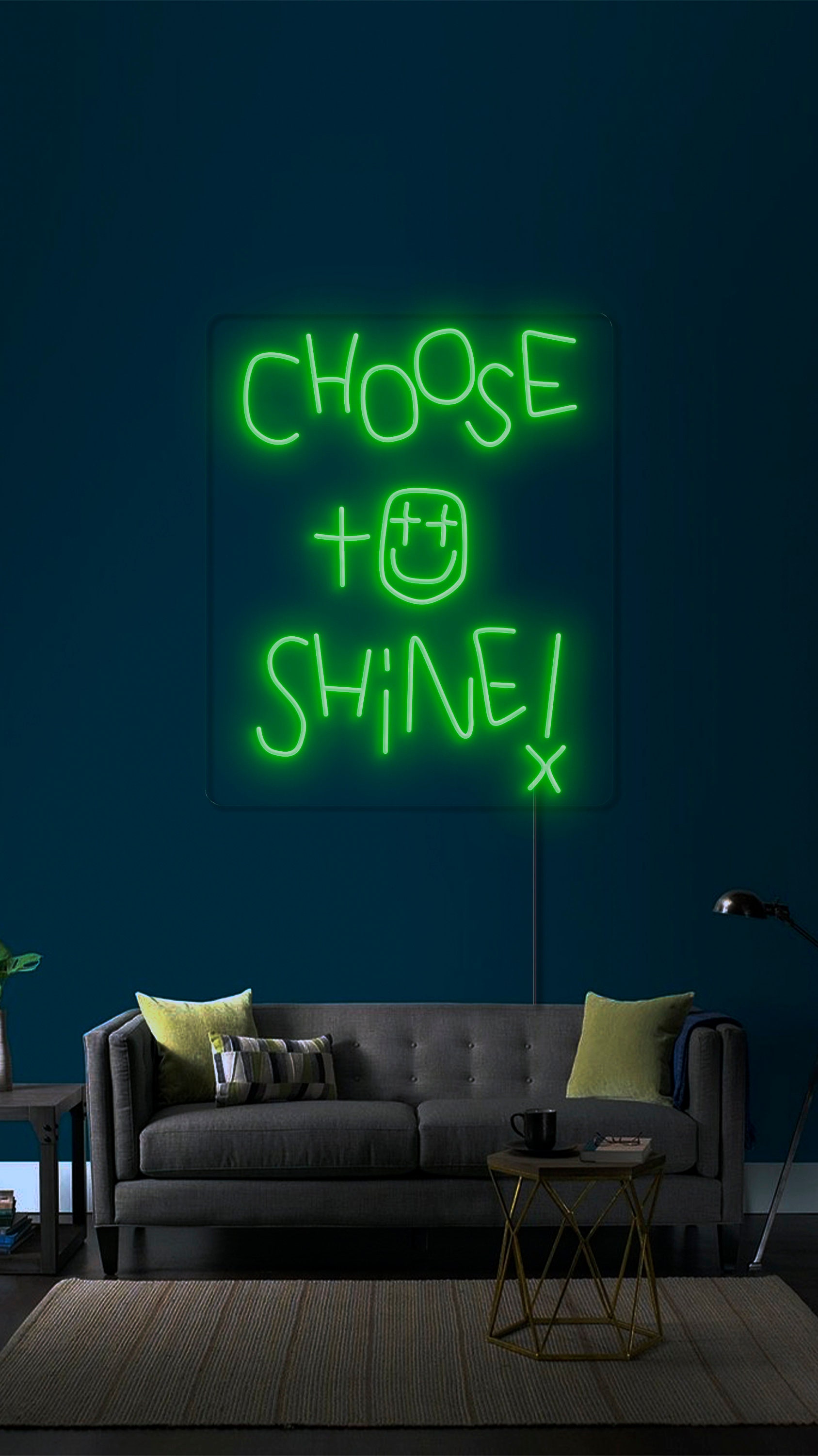 Choose to Shine LED Neon Sign, Bedroom Lights, Restaurant Beauty Salon ...