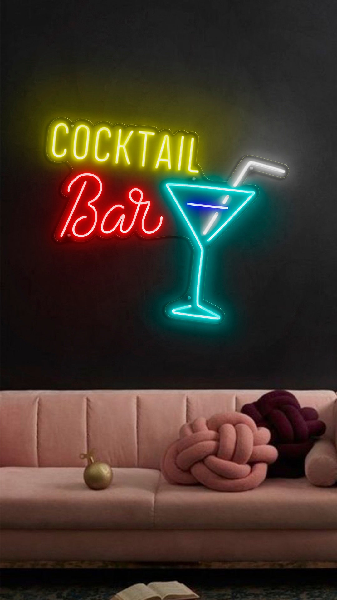 Cocktail and Bar LED Neon Sign / Restaurant and Food Decor - Etsy