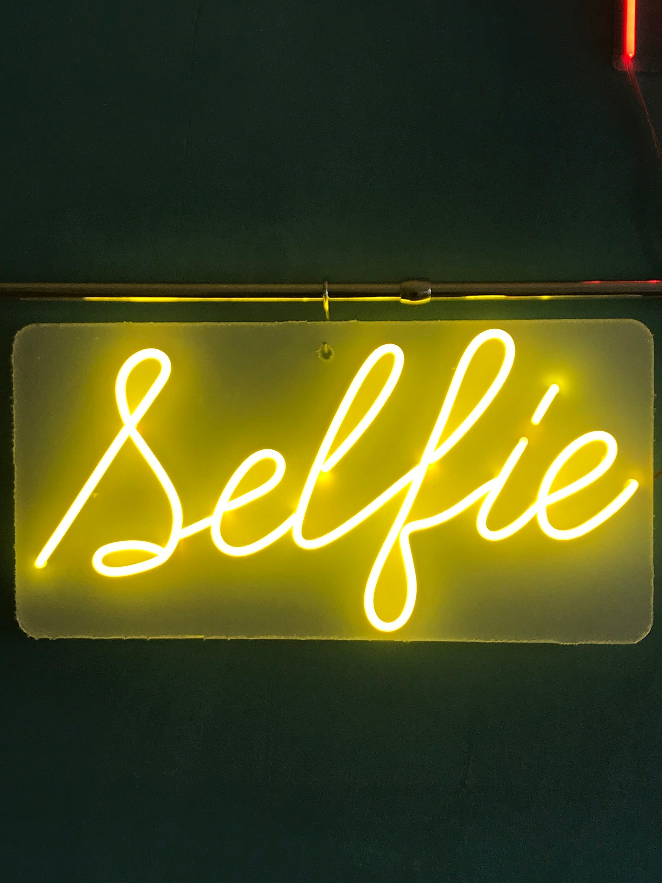 Selfie LED Neon Sign / Beauty decor | Etsy