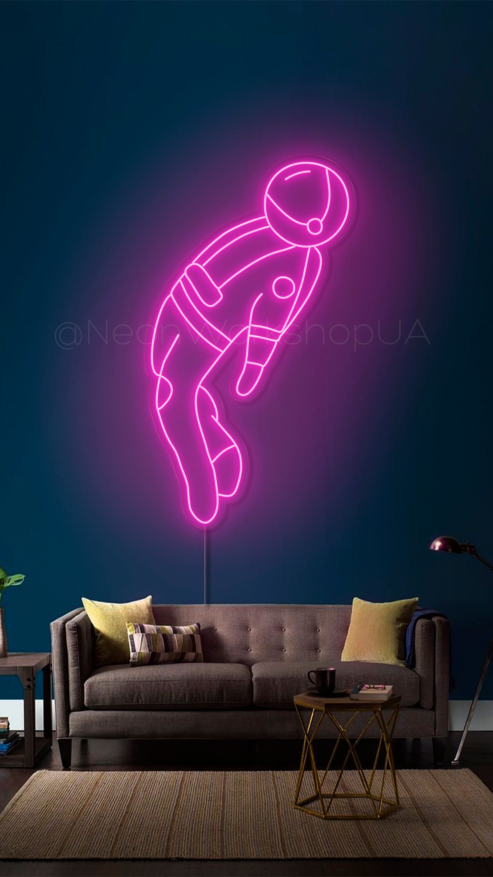 Spaceman LED Neon Sign / Astronaut Custom Neon Sign Free Express ...