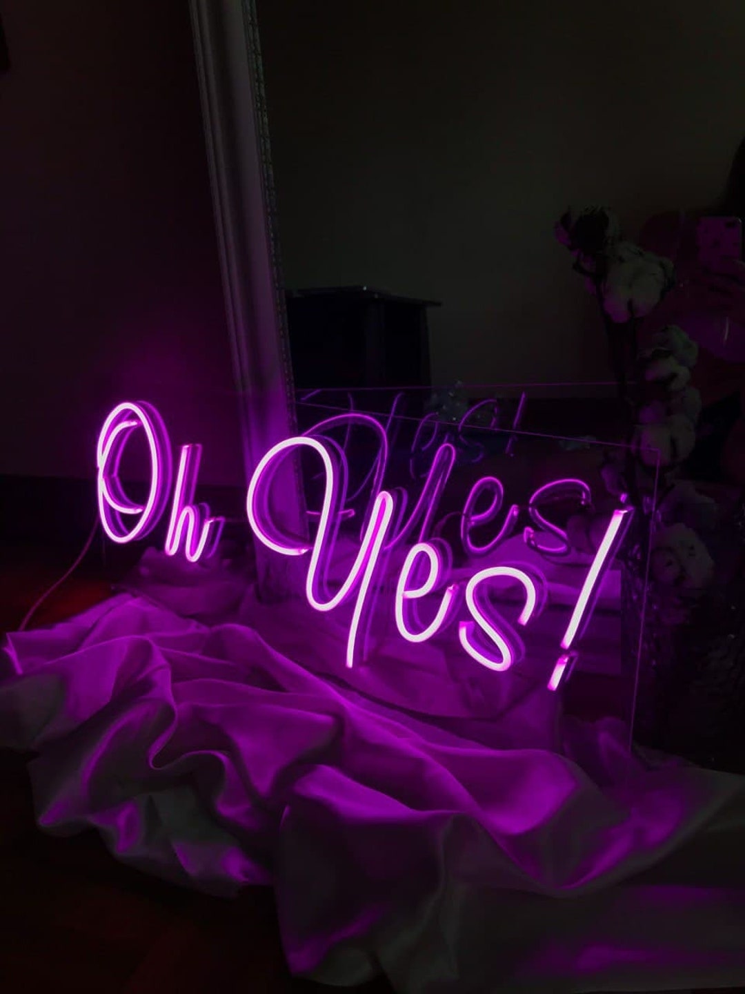 Oh Yes LED Neon Sign / Custom Decore Neon Lights - Etsy UK